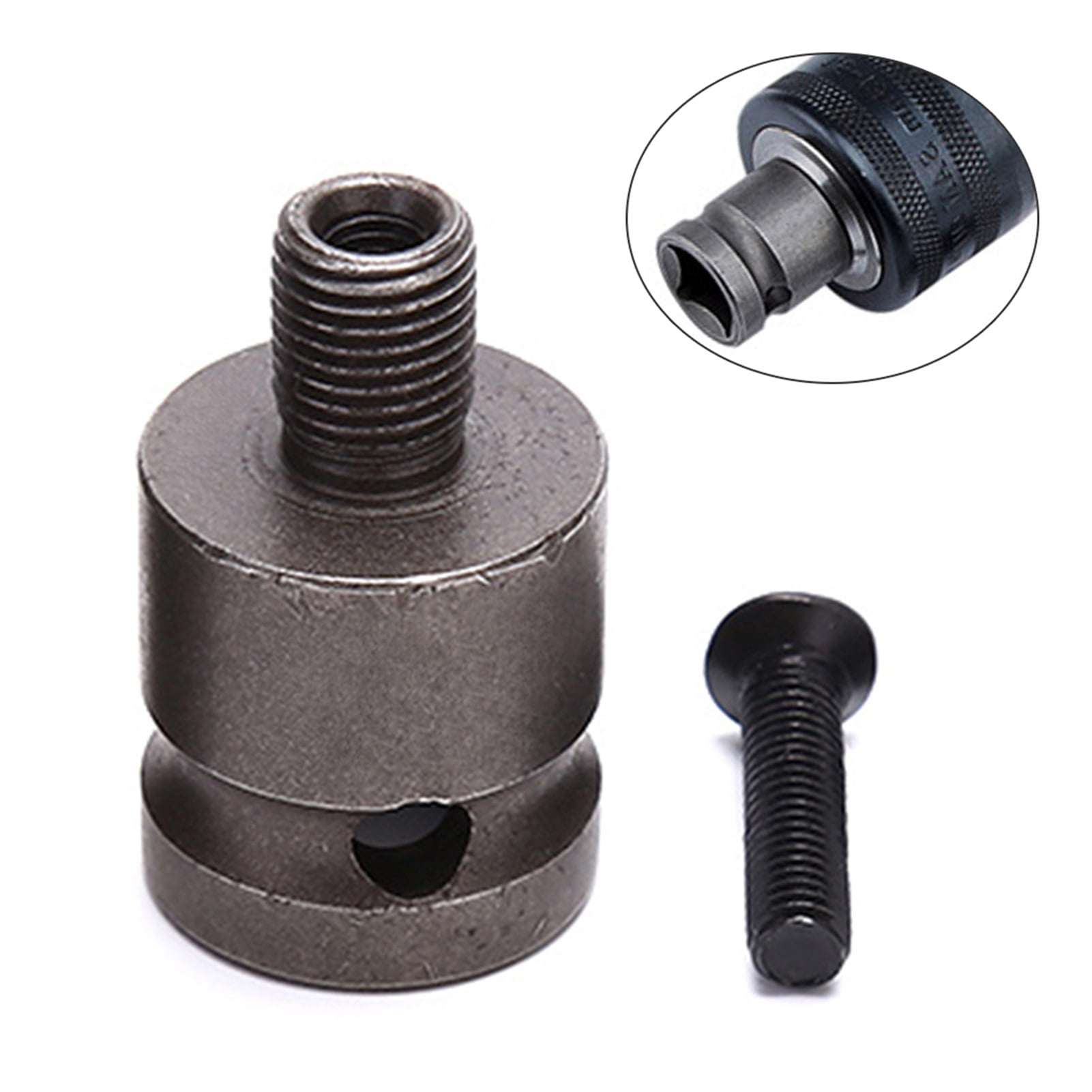 3/8-24UNF Electric Wrench Drill Chuck Adapter Rod Conversion Thread ...