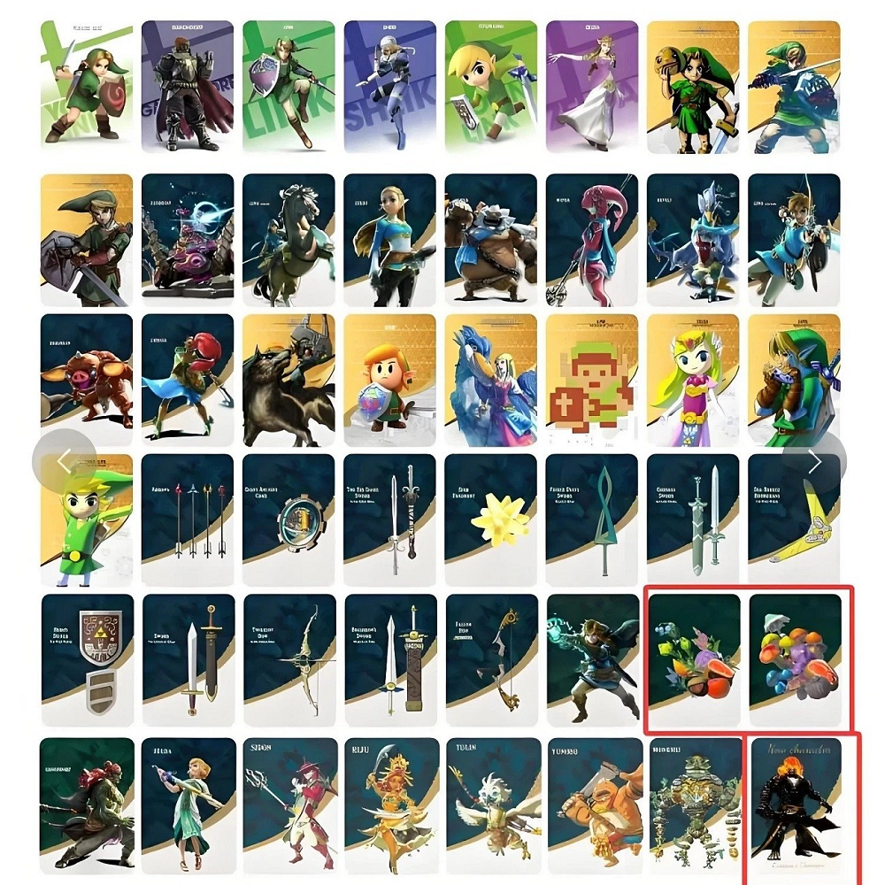 3/8/48/49pcs BOTW TOTK amiibo Zelda Tears of the Kingdom amiibo Mini ...