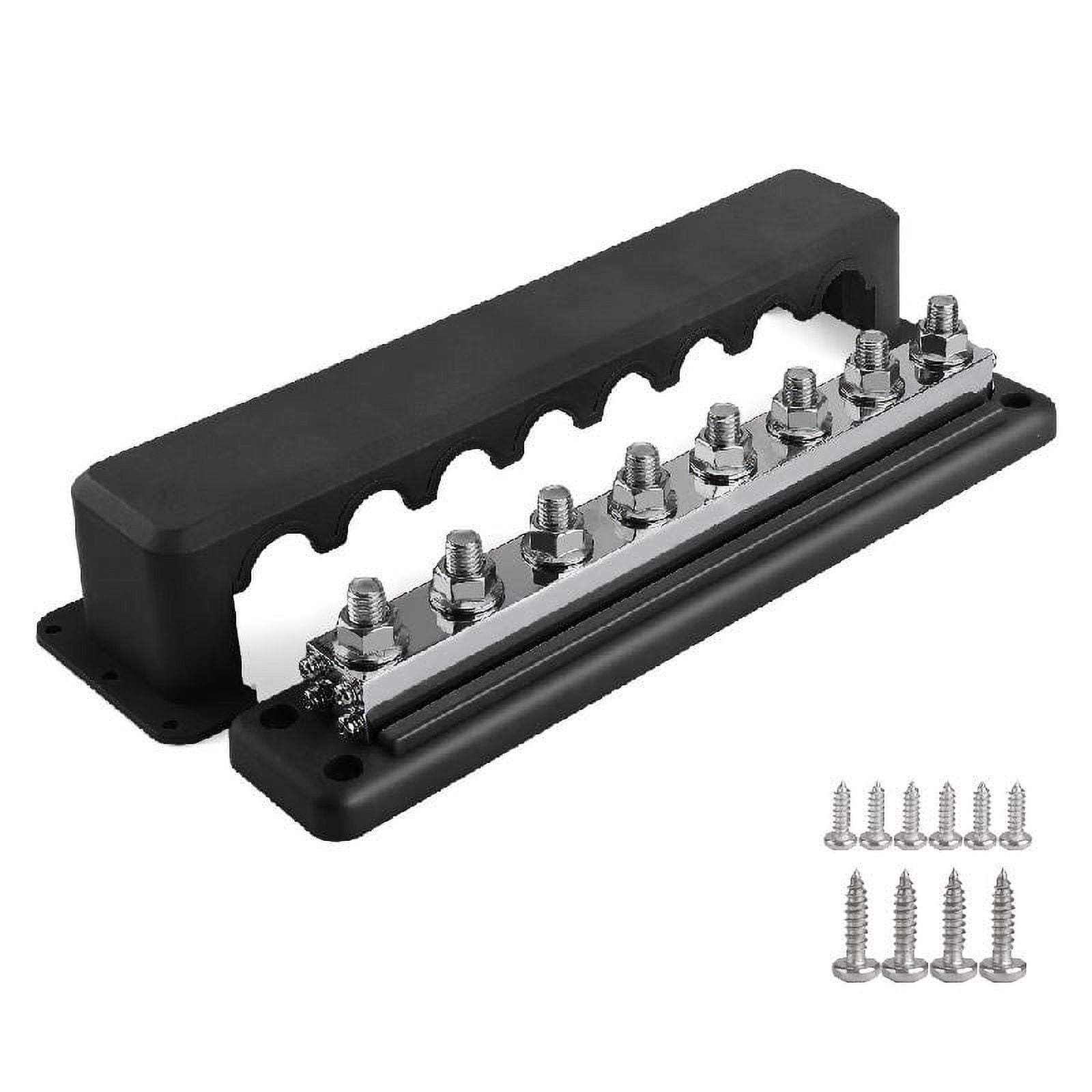 3/8'' 48V Terminals Block Bus Bar 600A Electrical Power Distribution Block Bus Bar - Walmart.com