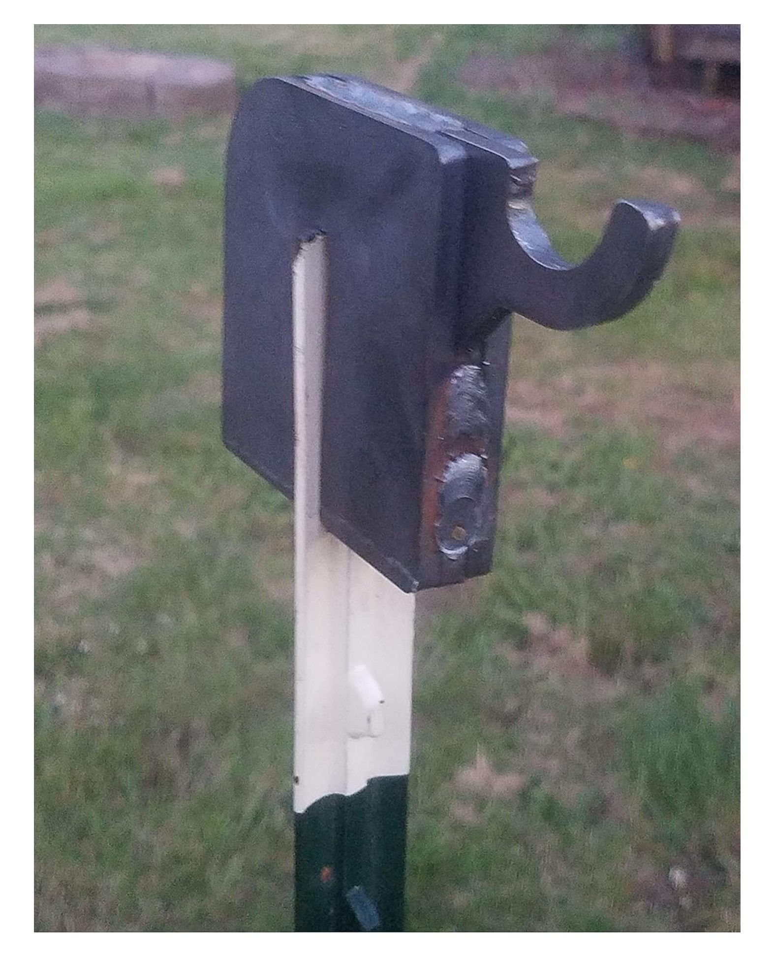 3/8" AR500 T Post Steel Target Hanger Hook (2 Pack) - Black, Alloy ...