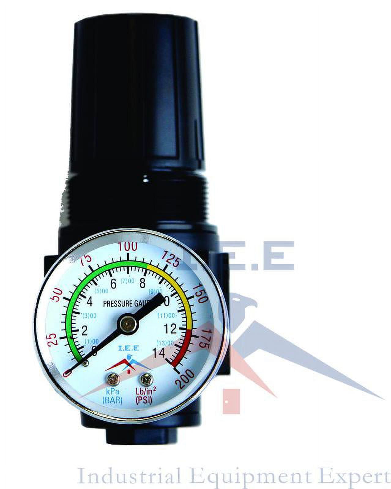 3/8" Air Compressor Regulator NPT Heavy Duty with Gauge R513N - Walmart.com