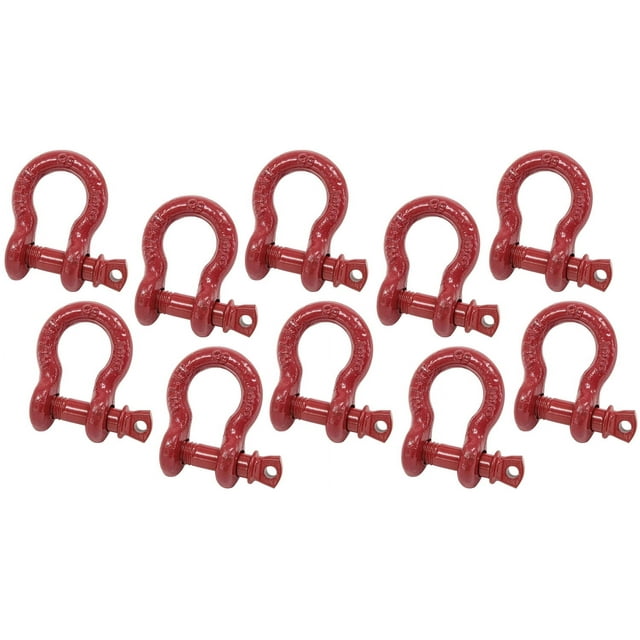 Walmart 3/8" Steel Anchor Shackle w/Alloy Pin, 1.0 Ton WLL, Rust ...