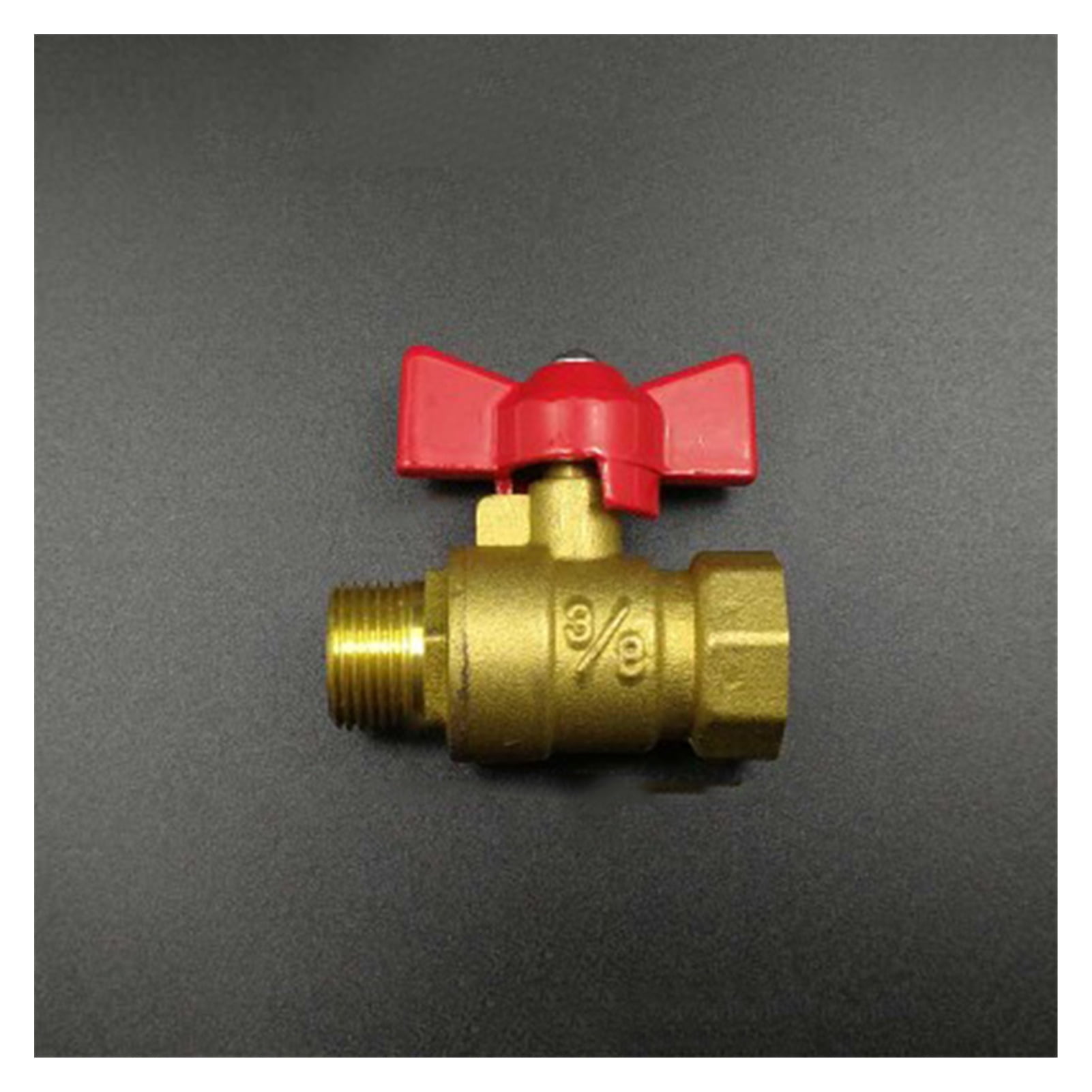 3/8" BSP Female x 3/8" BSP Male Thread 2 Way Brass Shut Off Ball Valve ...