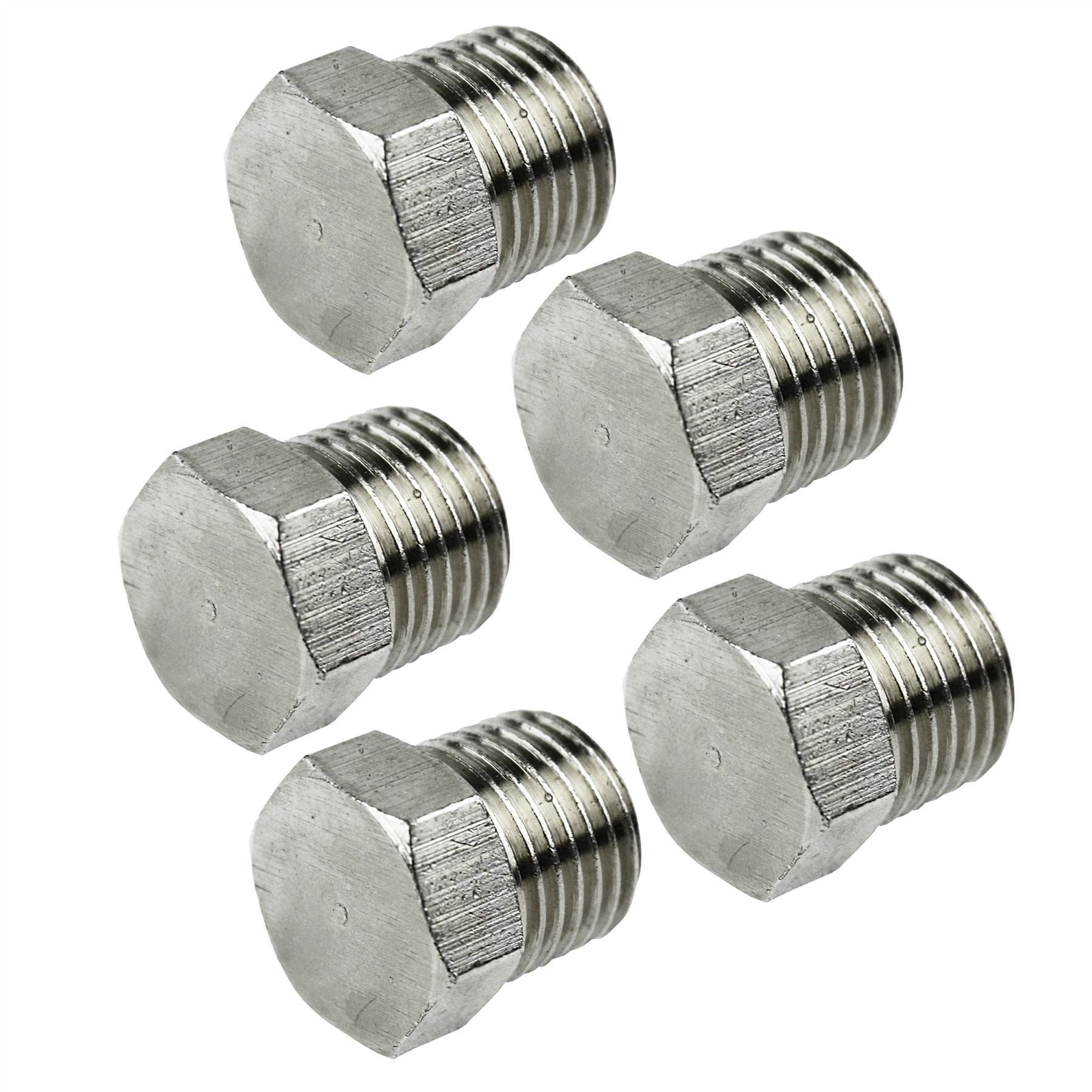 3/8" BSP Hex Blanking Plug Port Air Line Compressor Fitting 5 PACK ...