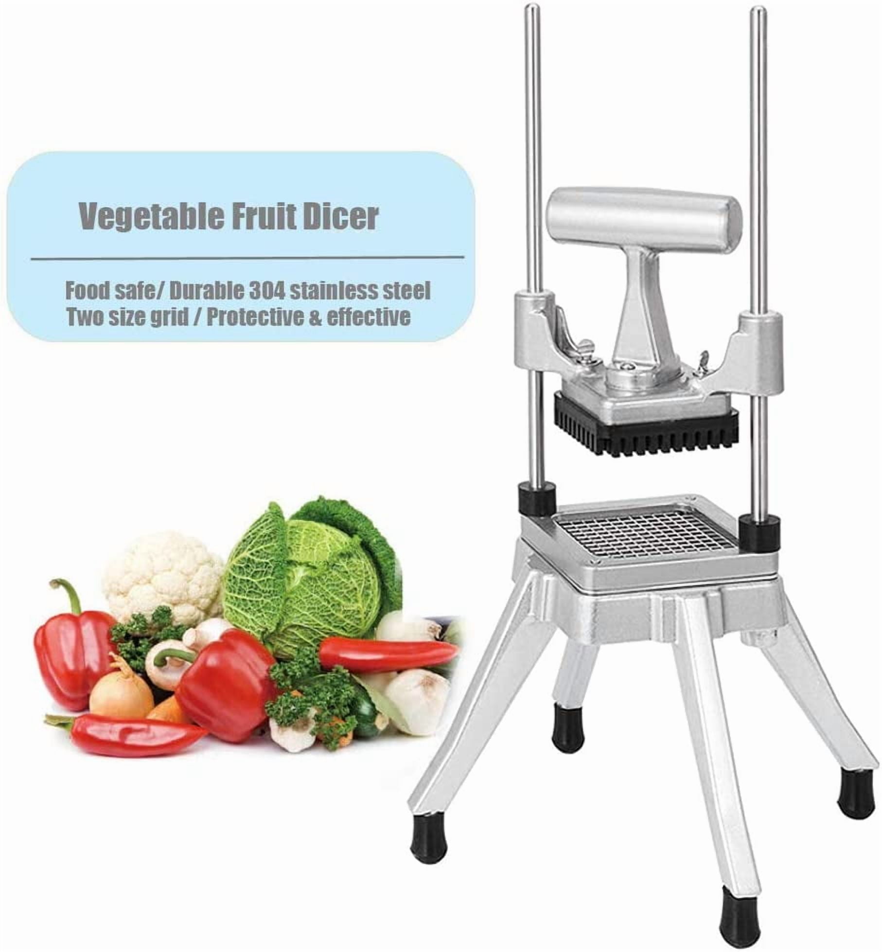 3/8" Blade Commercial Vegetable Fruit Dicer Onion Tomato Slicer Chopper ...