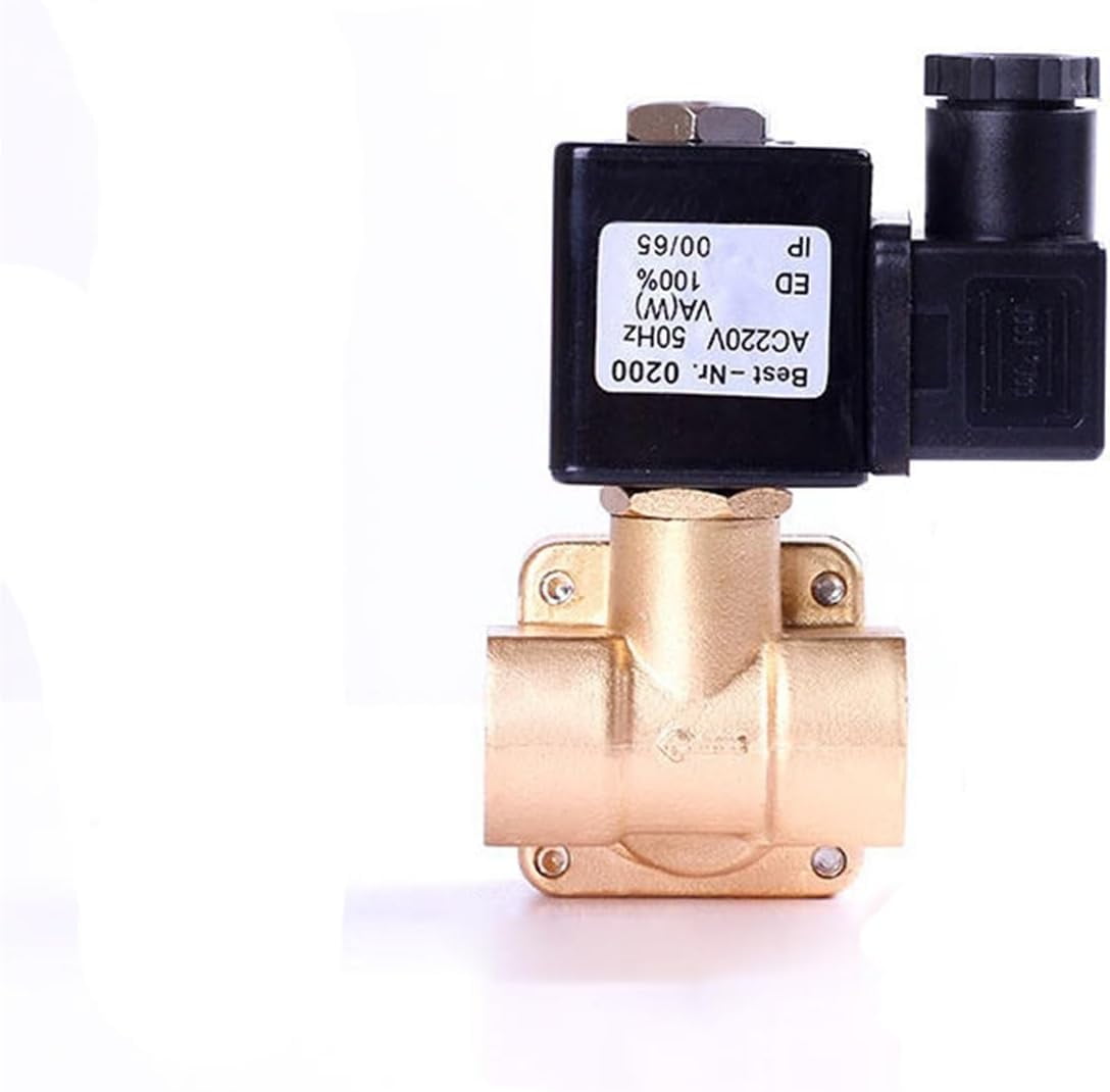 3/8" Brass High Pressure Solenoid Valve 110V 24V 12V 24v Normally ...