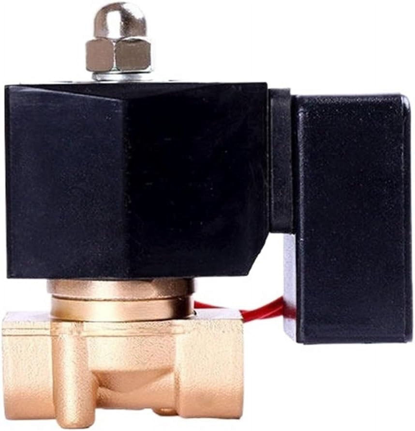 3/8" Brass Normally Closed Solenoid Valve 220V 110V 24V 12V 24 hours ...