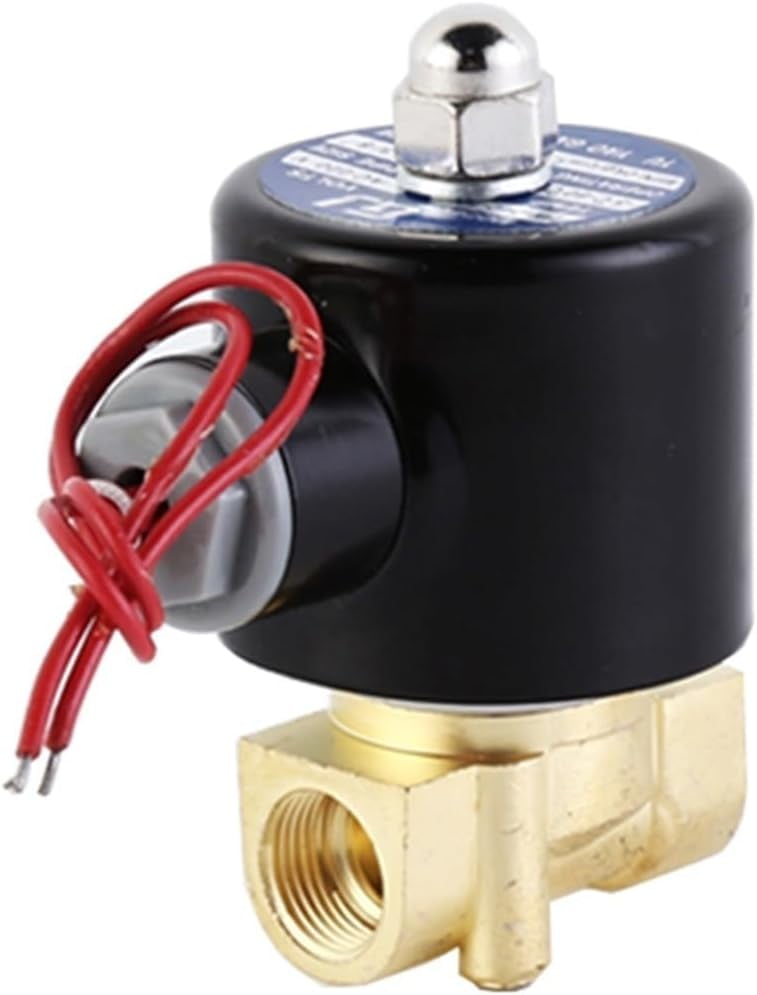 3/8'' Brass Solenoid Valve 24V 12V 220V 110V Normally Closed Solenoid ...