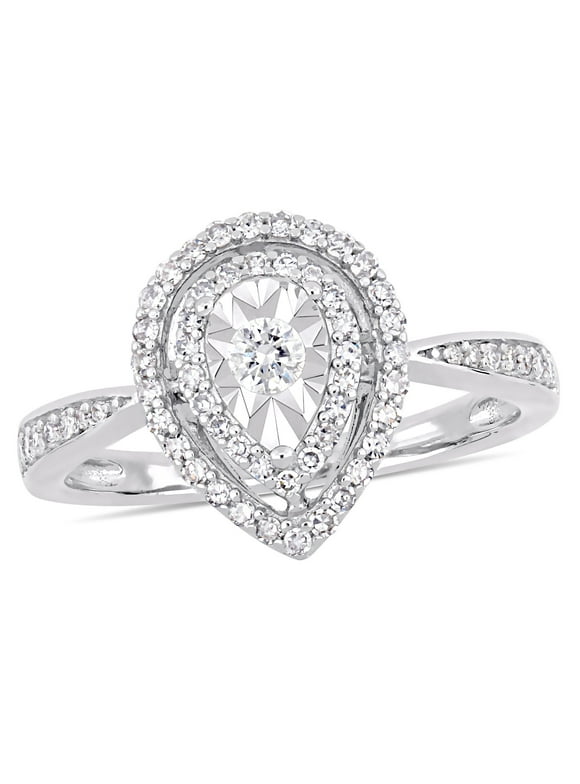 Teardrop Diamond Engagement Rings