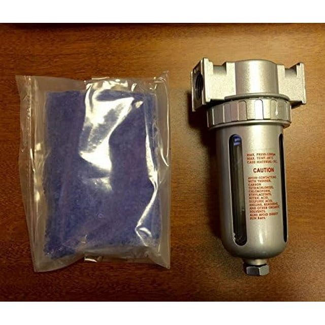 3/8" Compressed Air In Line Filter Desiccant Dryer Moisture Water ...