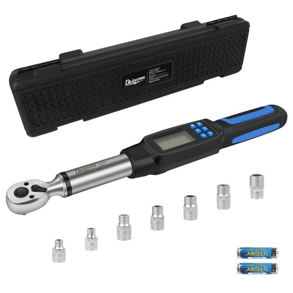 3/8" Digital Torque Wrench, 2.21-44.25 Ft-lbs/3-60 Nm, Digital Torque ...