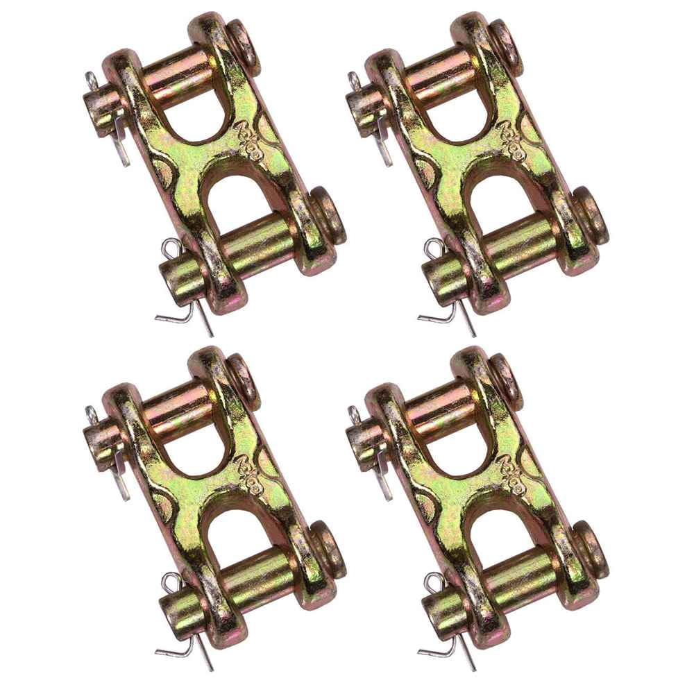 3/8" Double Clevis Hook - Grade 70 - 4 Pack - Walmart.com