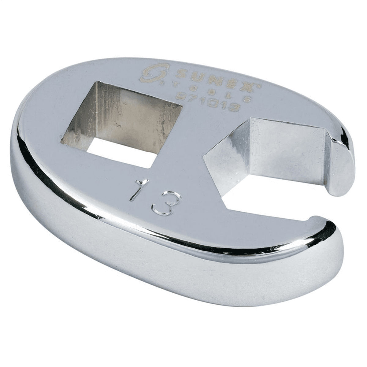 3/8" Dr. 13mm Fully Polished Flare Nut Crowfoot Wrench - Walmart.com
