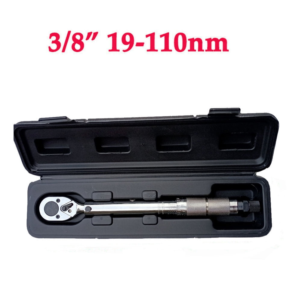 3/8'' Drive Click Torque Wrench Set Dual-Direction Adjustable 90-tooth ...
