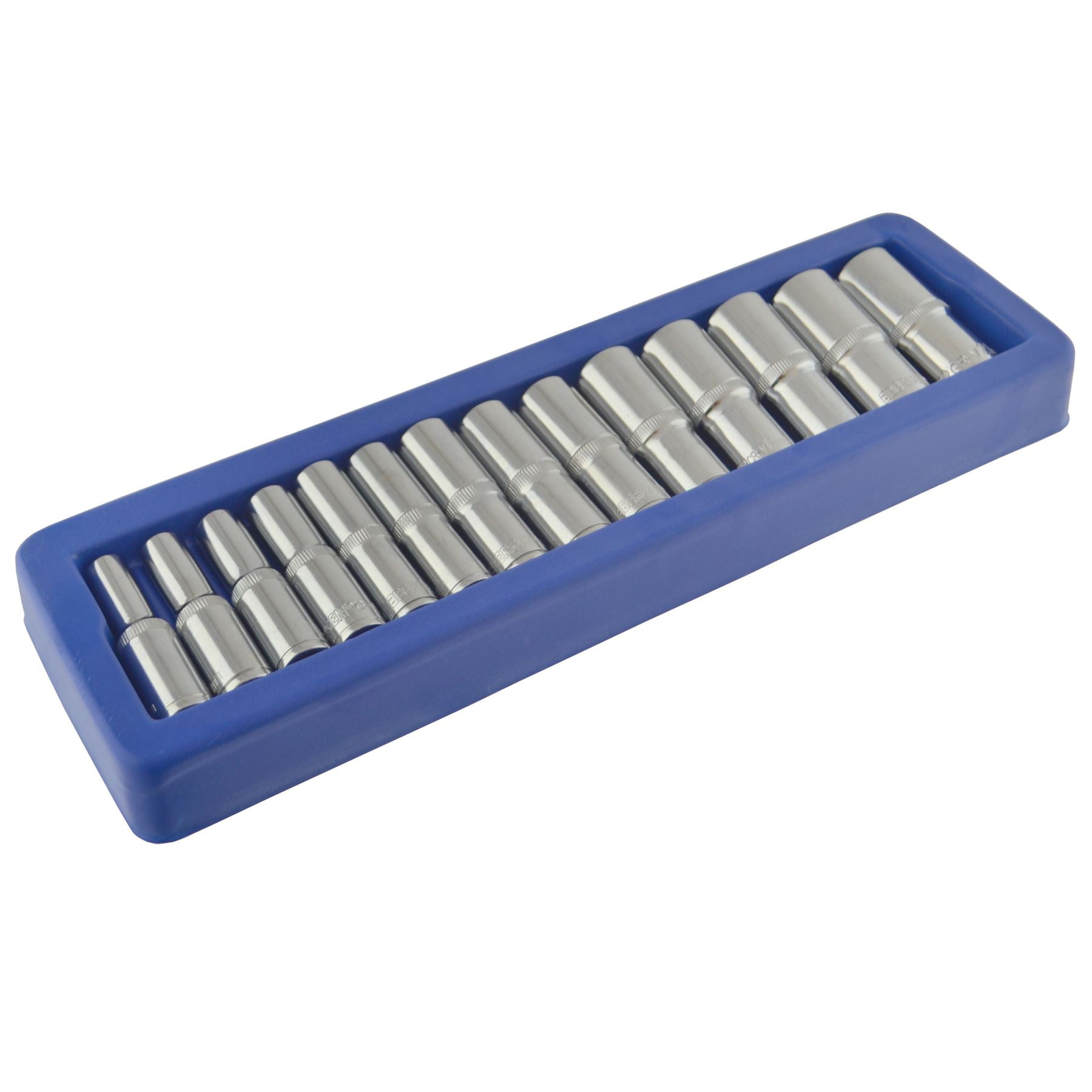 3/8" Drive Double Deep Metric MM Sockets 6 Sided Single Hex 8mm - 21mm ...