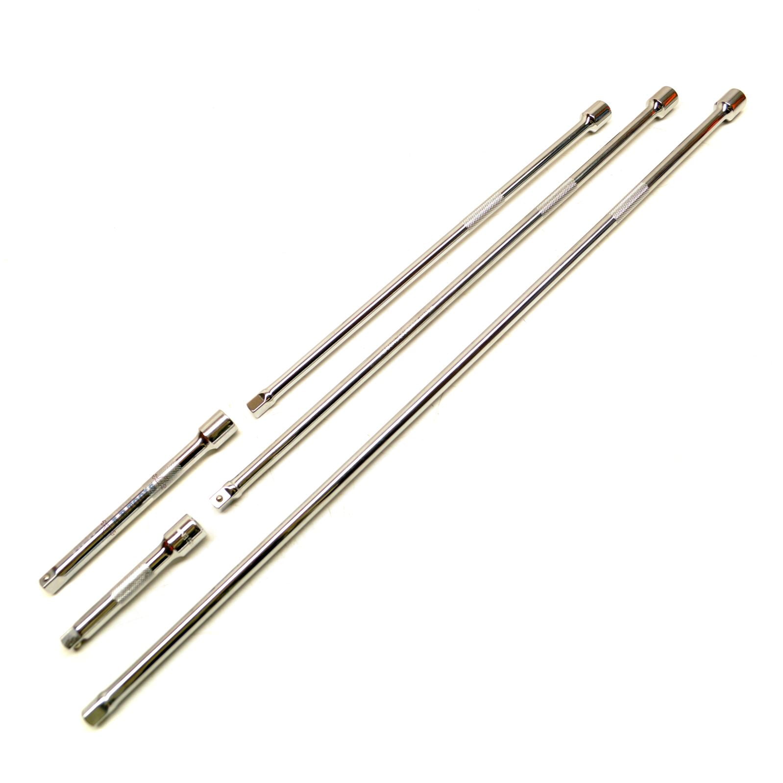 3/8" Drive Extra Long Socket Extensdion Bar Set 100mm - 600mm 5pc Set ...