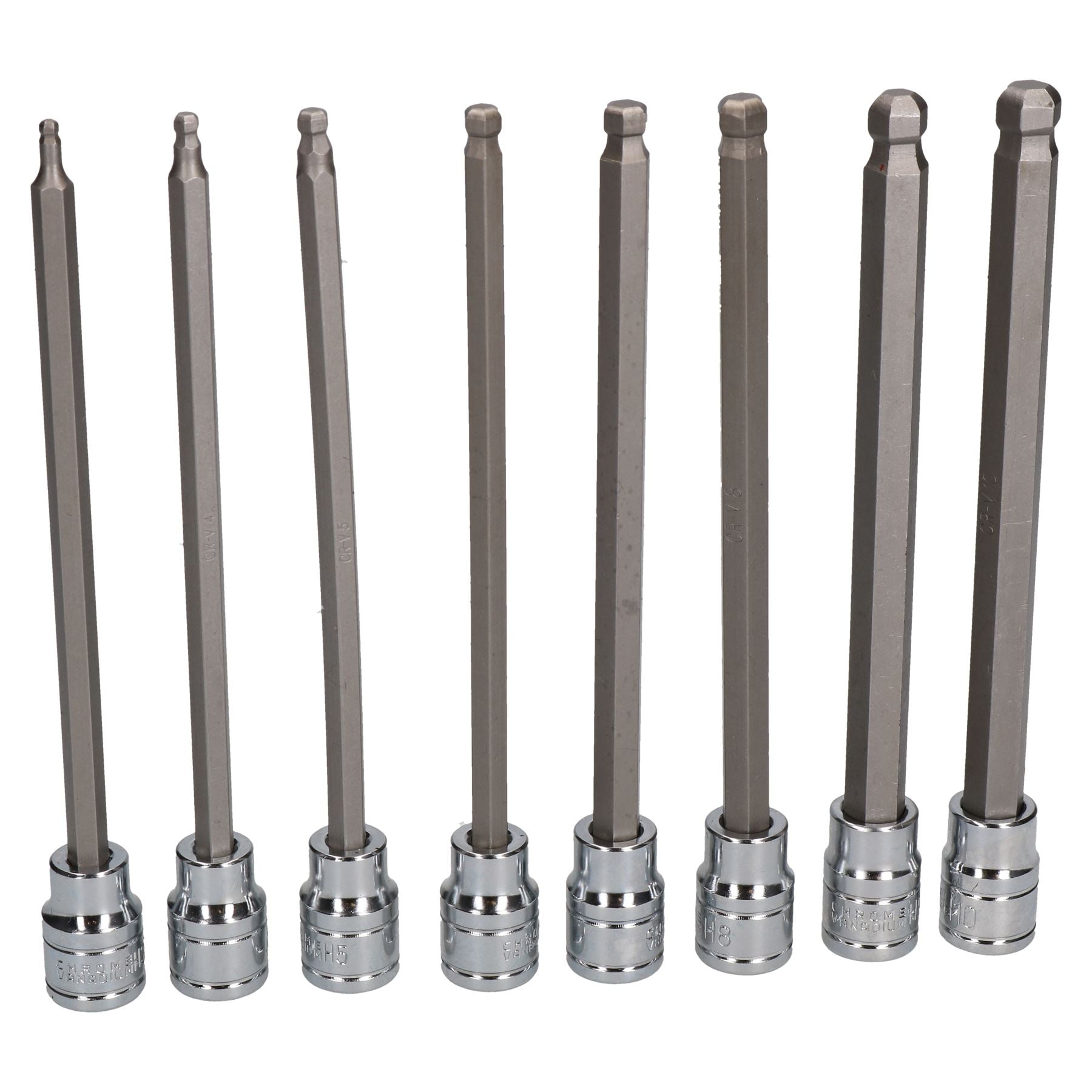 3/8" Drive Metric Extra Long Allen Hex Key Ball Ended Sockets 3mm ...