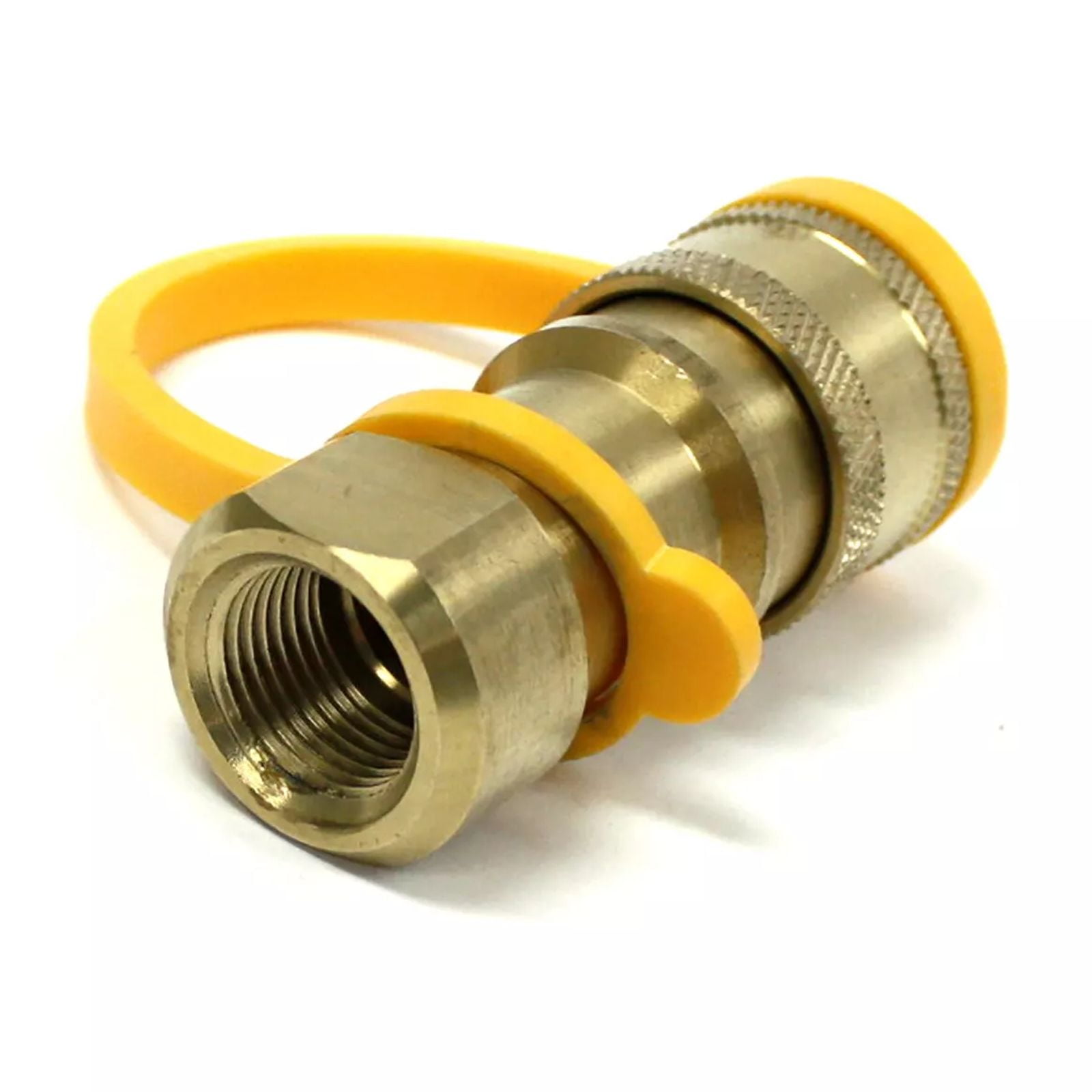 3/8" Dual Fuel Quick-Connect/Disconnect Coupler - Gas Line Adapter for ...