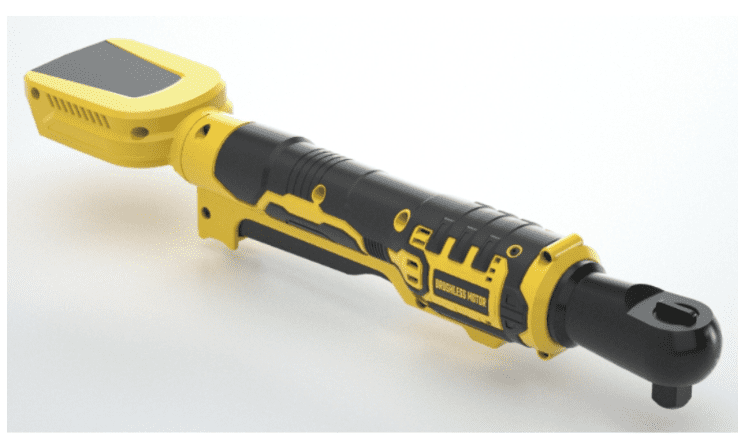3/8" Extended Cordless Ratchet Wrench for De-Walt 20V Battery, 74Ft-Lbs ...