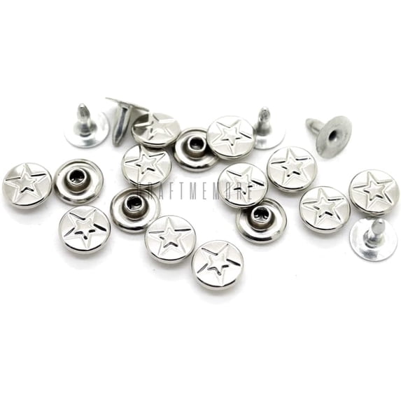 3/8" Fancy Leather Rivets Round Rapid Rivet Studs for Bags Belts ...