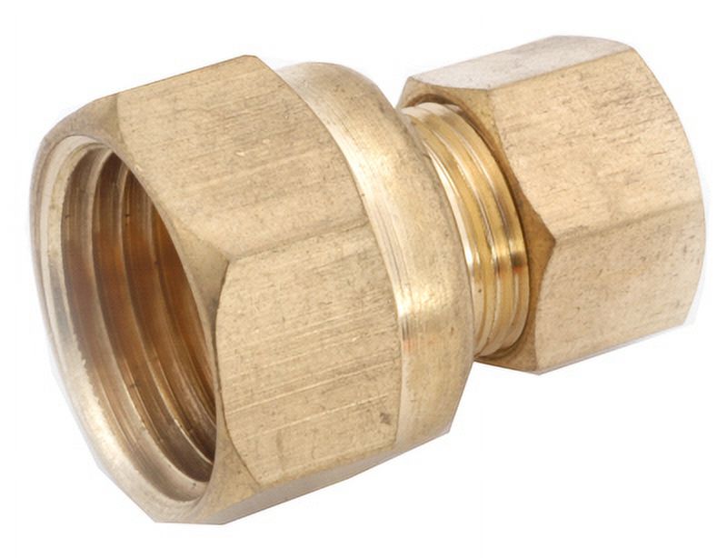 3/8" Female Compression x 1/4" Male Compression Brass Adapter Lead Fre, pack of 10 - Walmart.com