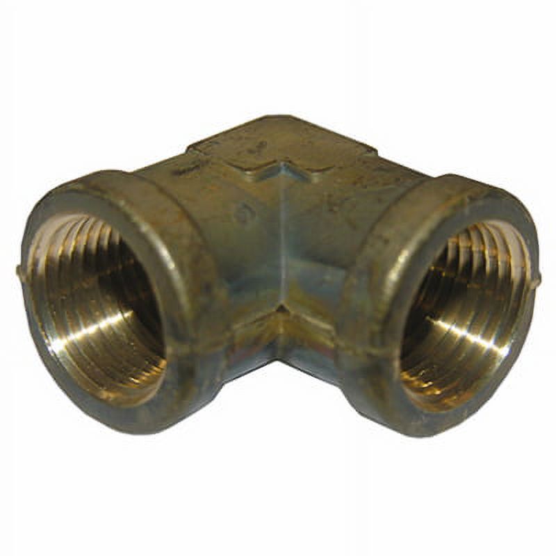 3/8" Female Iron Pipe x 3/8" Female Pipe Thread 90 Degree Brass Elbo, Each - Walmart.com