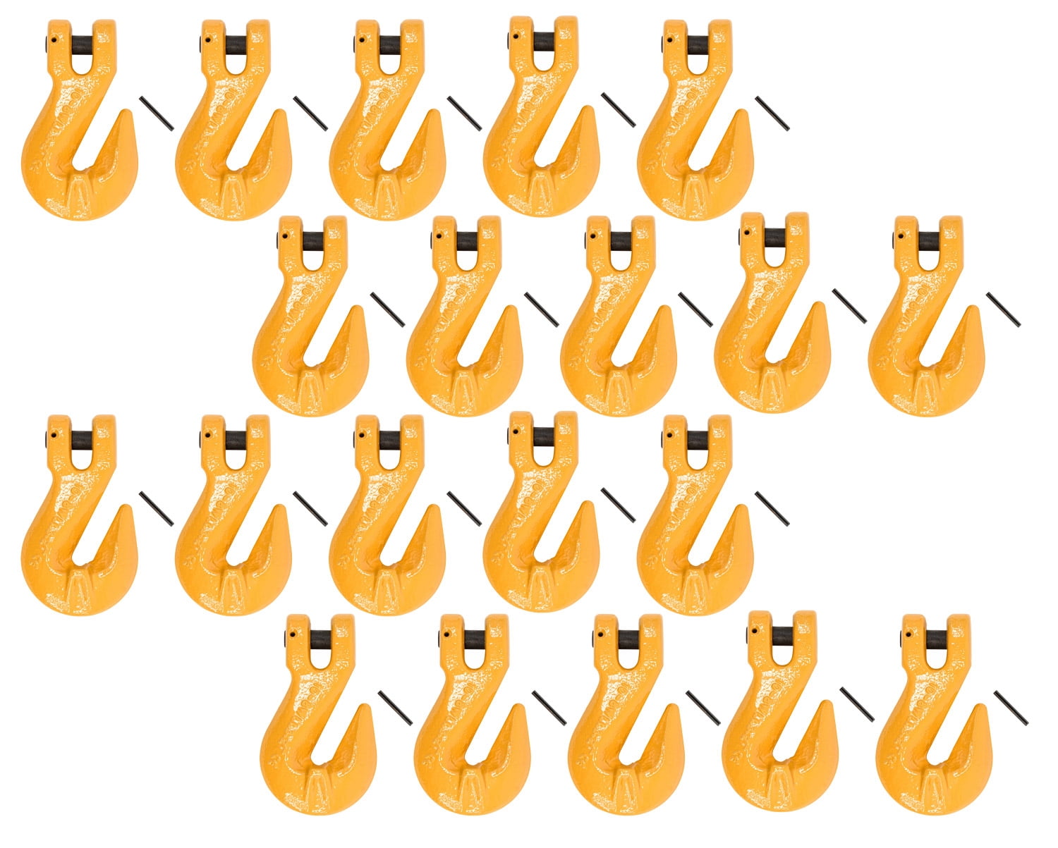 3/8" Grade 80 Clevis Cradle Grab Hooks w/Pins | Tow Hooks with Clevis ...