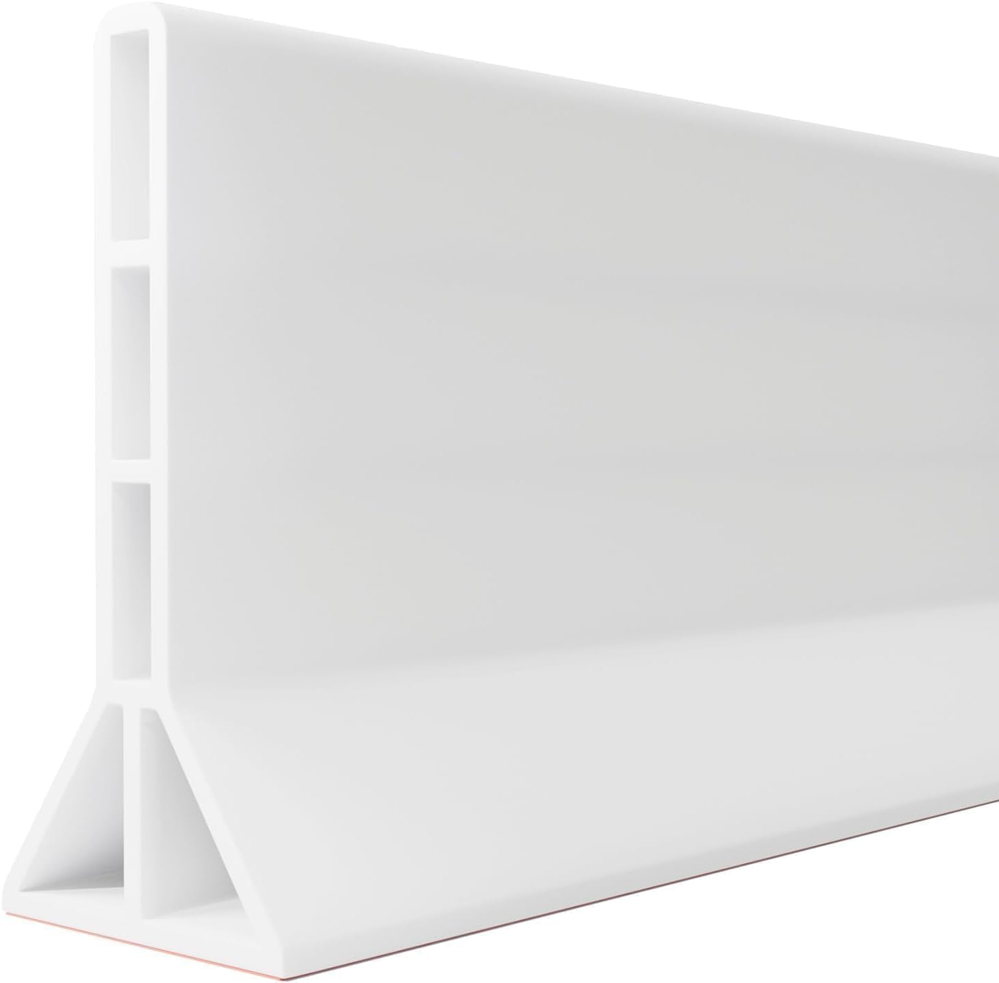 3.8'' High Shower Threshold Water Dam Collapsible Shower Water Splash ...