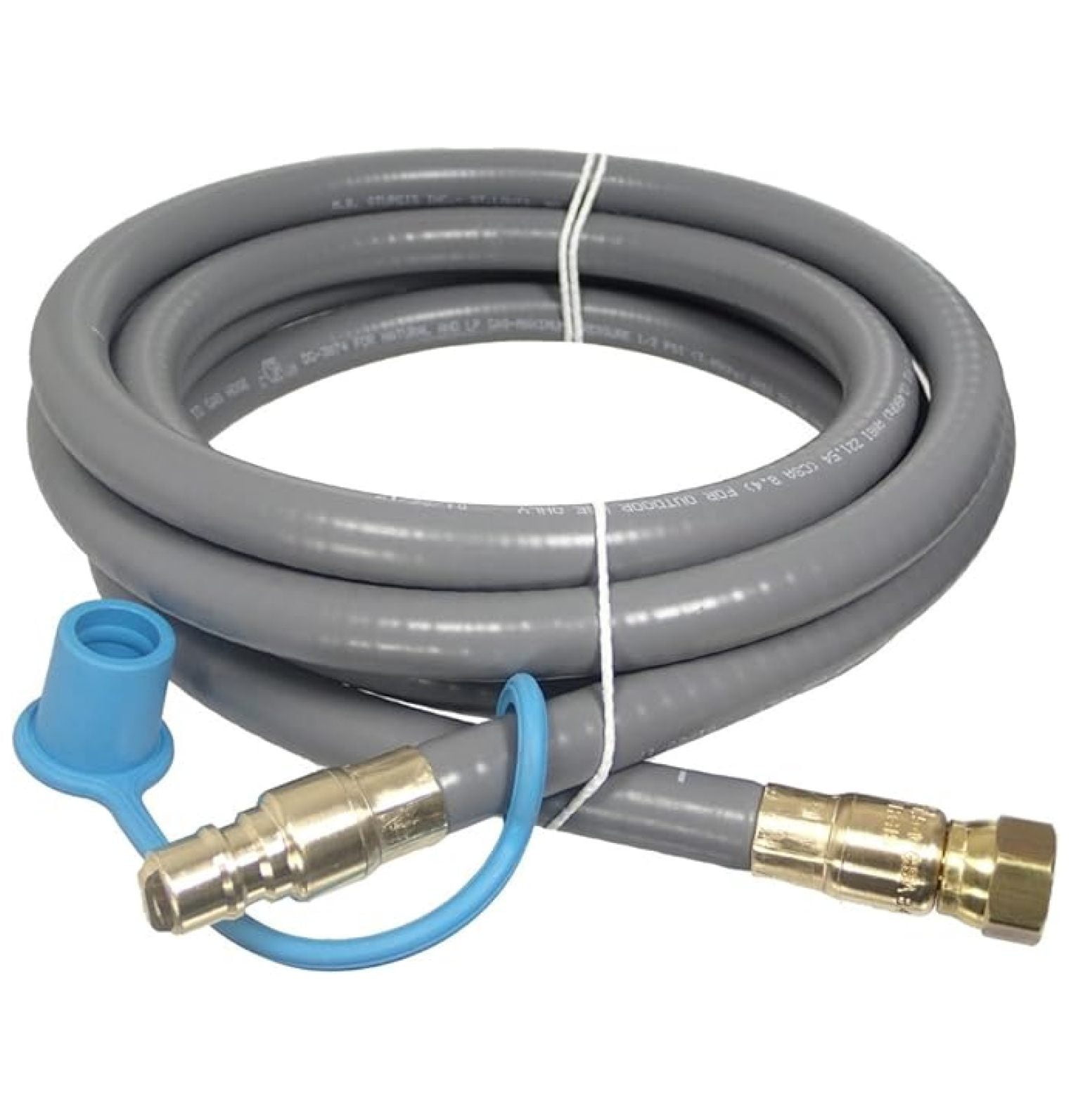 3/8" ID Natural Gas BBQ Grill Quick Disconnect Gas Connector (20 Feet ...