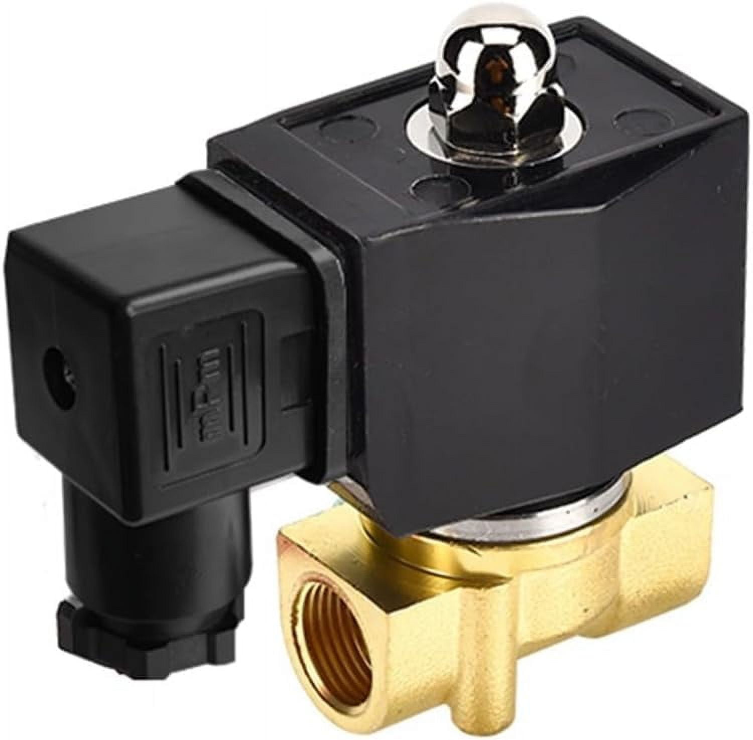 3/8" IP65 Waterproof Normally Closed Solenoid Valve 24V 12V 220V 110V Brass Electric Solenoid ...