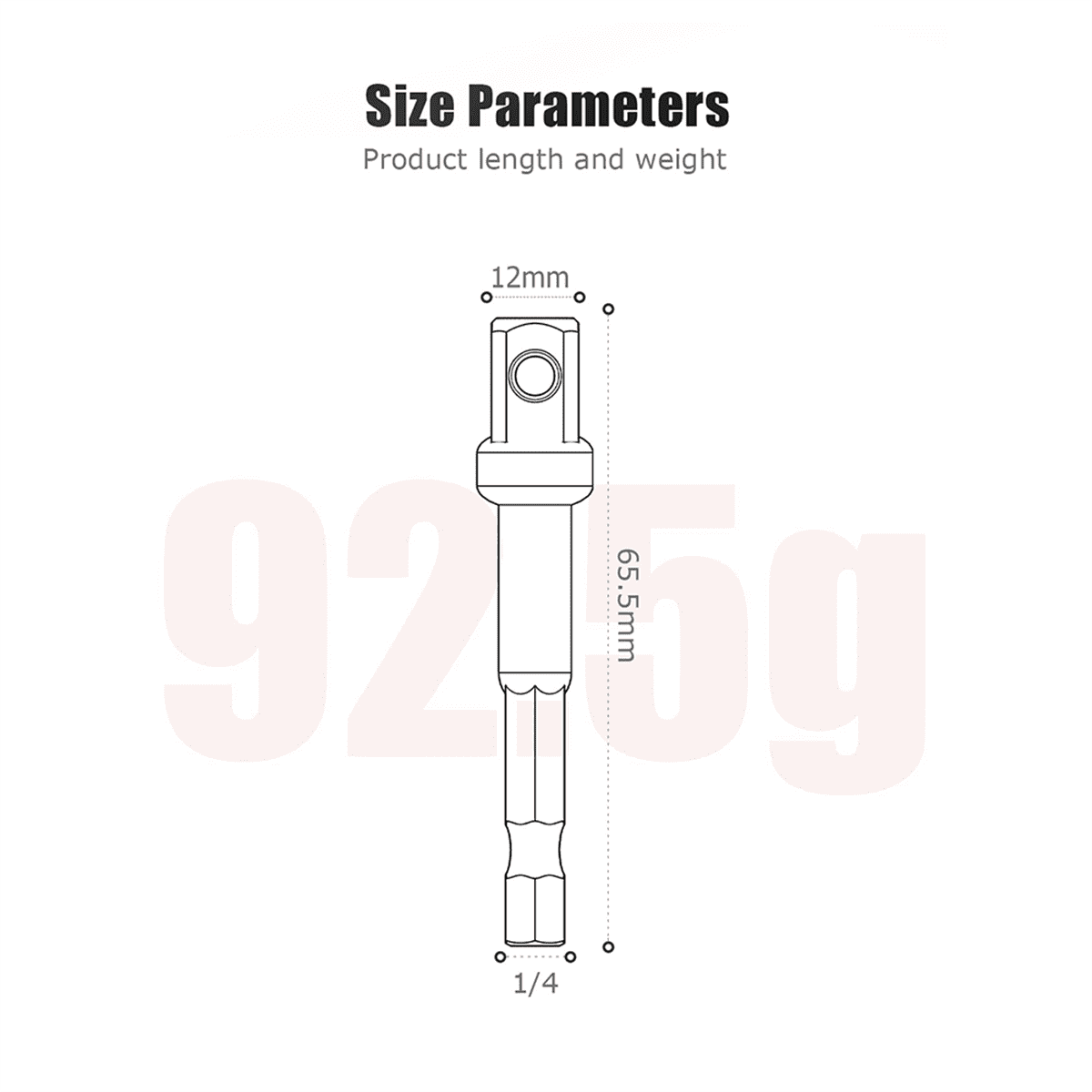 3/8 Impact Adapter, 10 Pack 3/8 Socket Adapter 1/4 Inch to 3/8 Socket ...