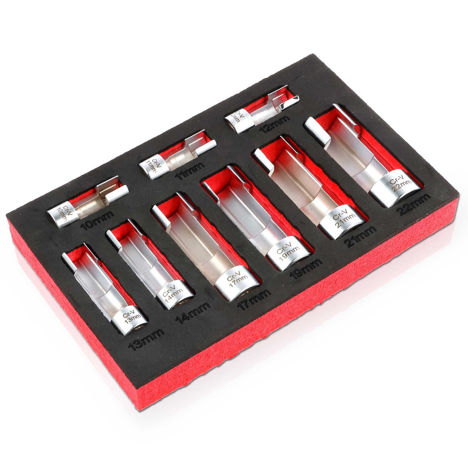 3/8 Inch 1/2 Inch Drive Diesel Injector Fuel Line Socket Wrench Set ...