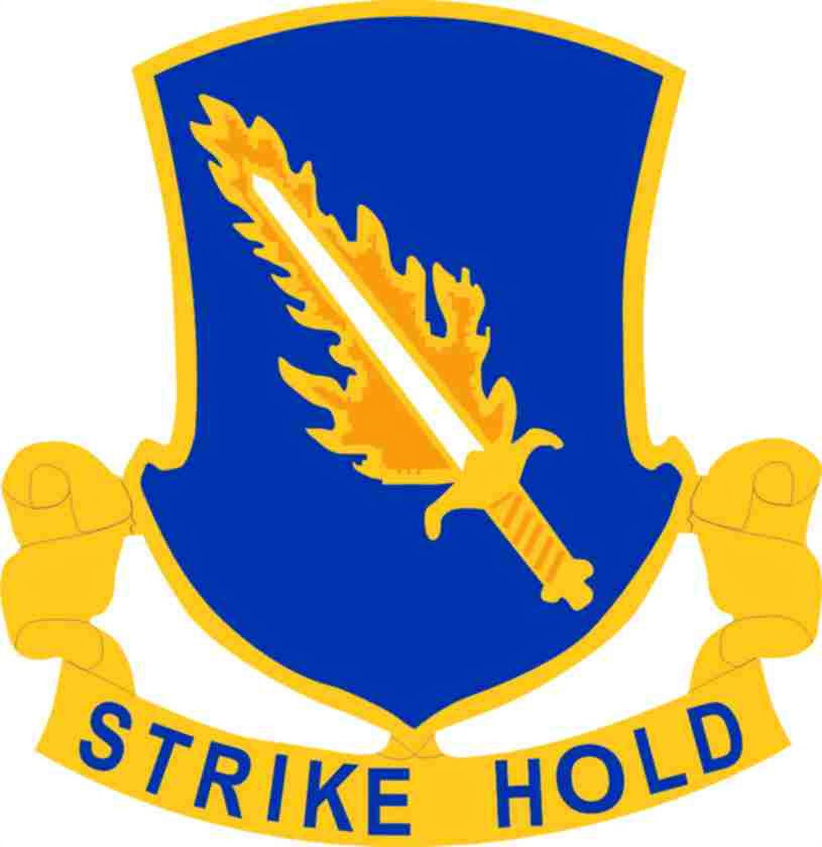 3.8 Inch 504th Infantry Regiment Unit Crest Patch Decal Sticker ...