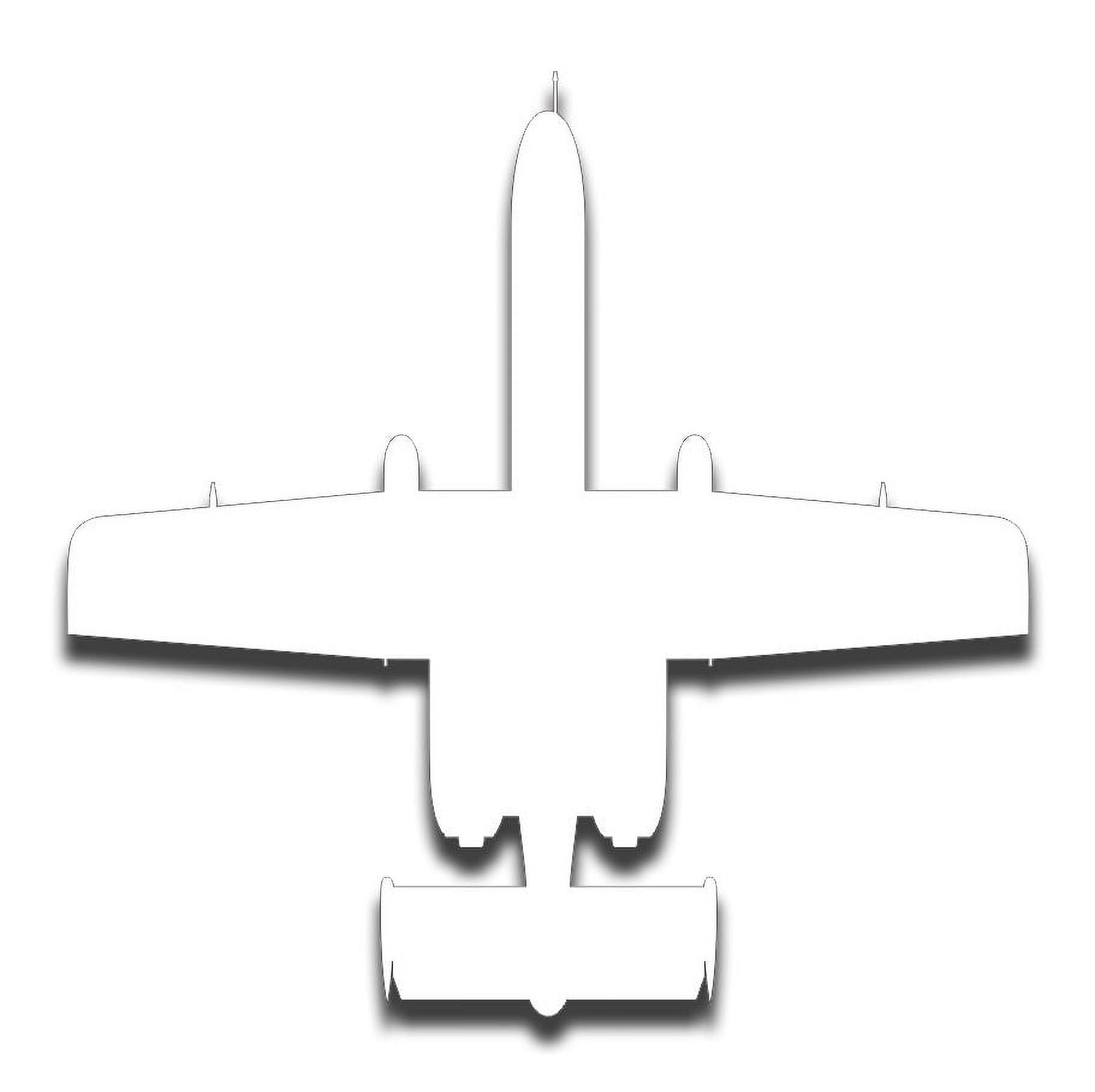 3.8 Inch A 10 Warthog Top View Sticker Decal - Walmart.com