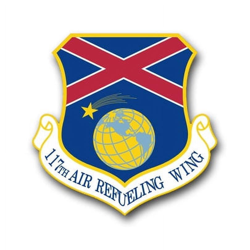 3.8 Inch Air Force 117th Air Refueling Wing Vinyl Transfer Decal ...