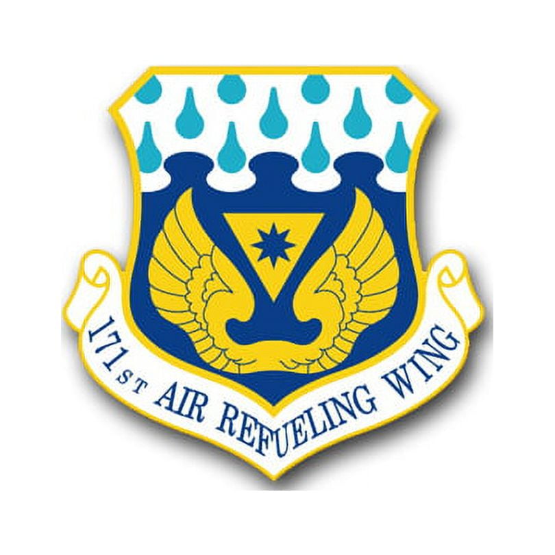3.8 Inch Air Force 171st Air Refueling Wing Vinyl Transfer Decal ...