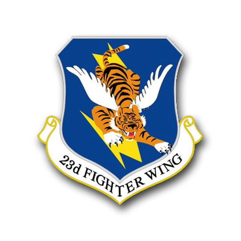 3.8 Inch Air Force 23rd Fighter Wing Vinyl Transfer Decal - Walmart.com