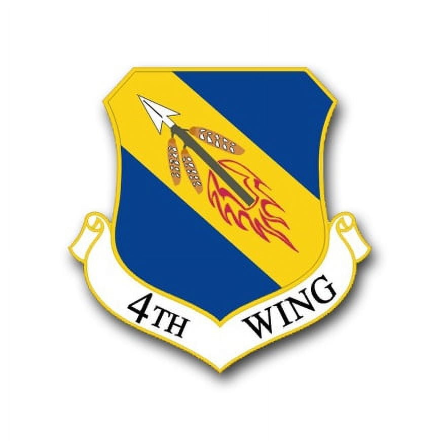 3.8 Inch Air Force 4th Wing Vinyl Transfer Decal - Walmart.com