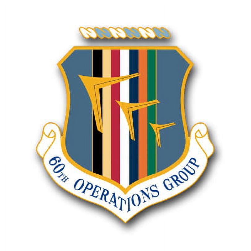 3.8 Inch Air Force 60th Operations Group Vinyl Transfer Decal - Walmart.com