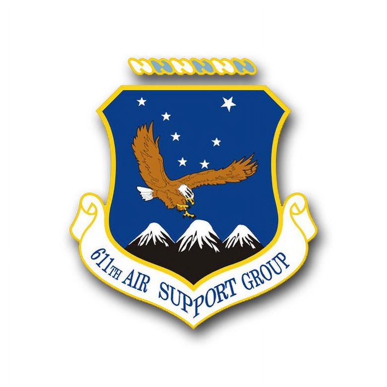 3.8 Inch Air Force 611th Air Support Group Vinyl Transfer Decal ...