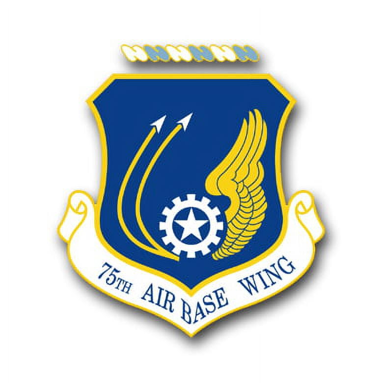 3.8 Inch Air Force 75th Air Base Wing Vinyl Transfer Decal - Walmart.com