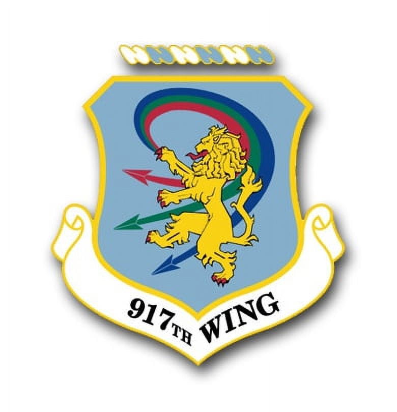 3.8 Inch Air Force 917th Wing Vinyl Transfer Decal - Walmart.com