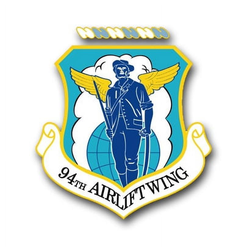3.8 Inch Air Force 94th Airlift Wing Vinyl Transfer Decal - Walmart.com