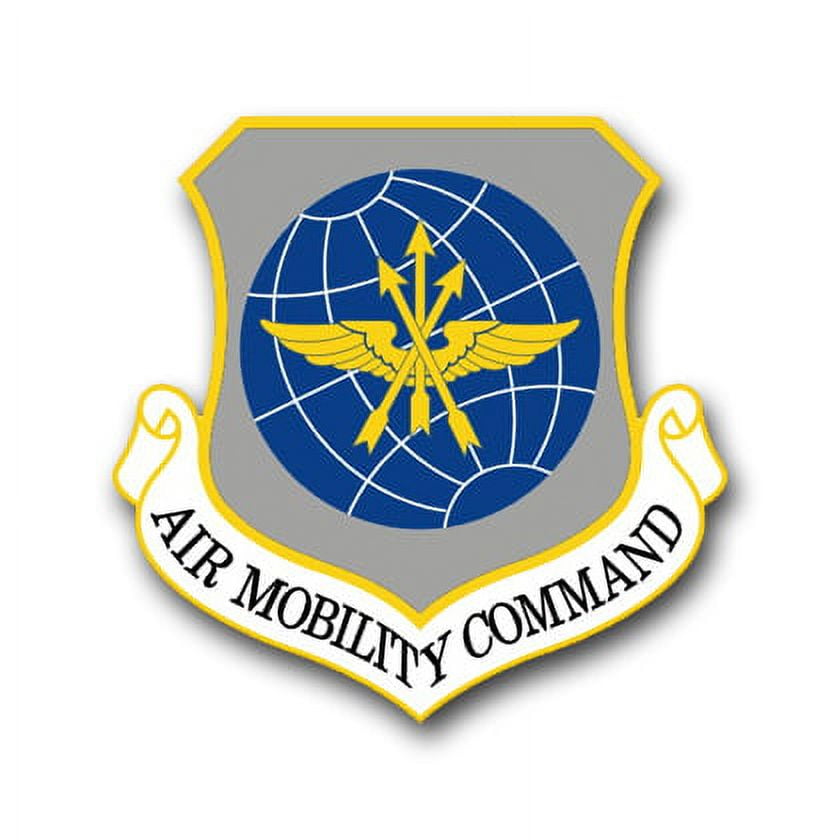 3.8 Inch Air Force Air Mobility Command Vinyl Transfer Decal - Walmart.com