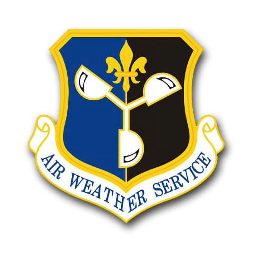 3.8 Inch Air Force Air Weather Service Vinyl Transfer Decal - Walmart.com