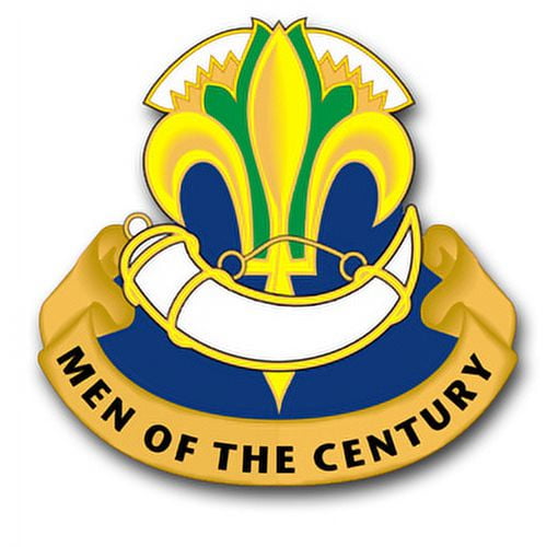 3.8 Inch Army 100th Training Division Unit Crest Vinyl Transfer Decal ...