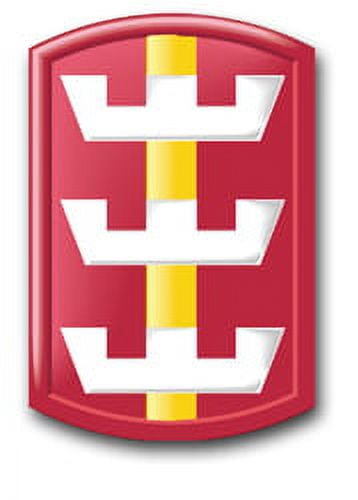 3.8 Inch Army 130th Engineer Brigade Patch Decal - Walmart.com