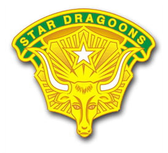 3.8 Inch Army 49th Armored Division Unit Crest Vinyl Transfer Decal ...