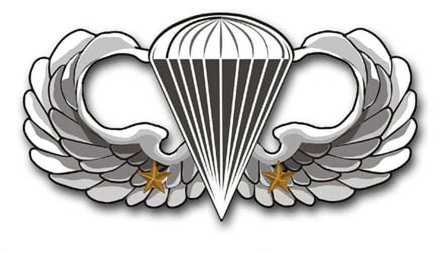 3.8 Inch Army Basic 2 Combat Jump Wings Vinyl Transfer Decal - Walmart.com