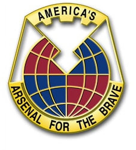 3.8 Inch Army Material Command Unit Crest Vinyl Transfer Decal ...